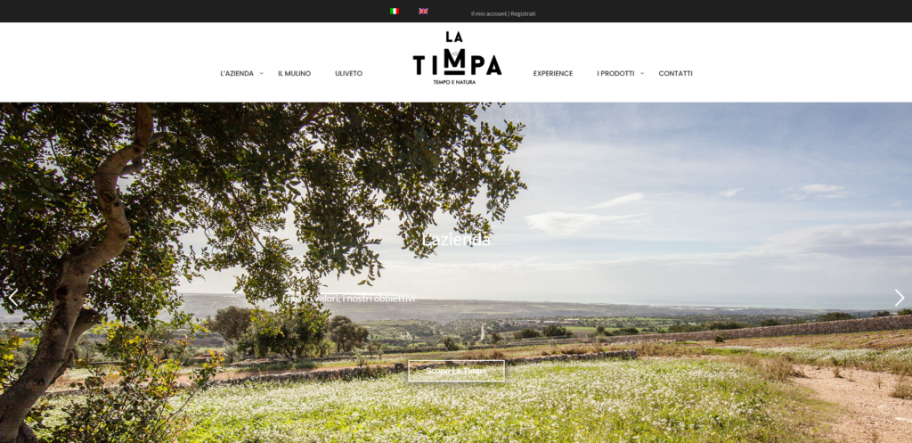 La Timpa Tempo e Natura: Sito Web per il Turismo Sostenibile - e-Service